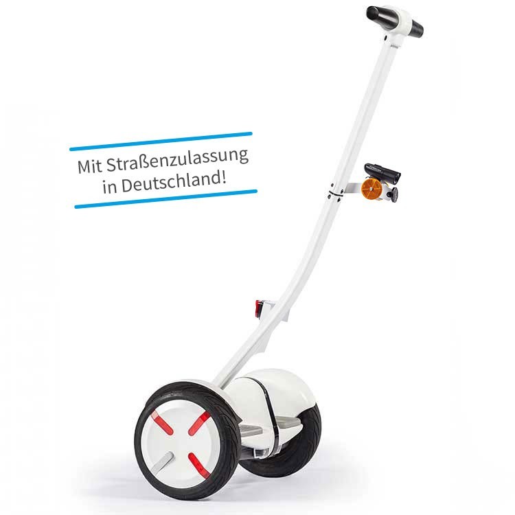 Ninebot Mini Pro Street 320-Mit Straßenzulassung-Weiß - dein-pedelec.de